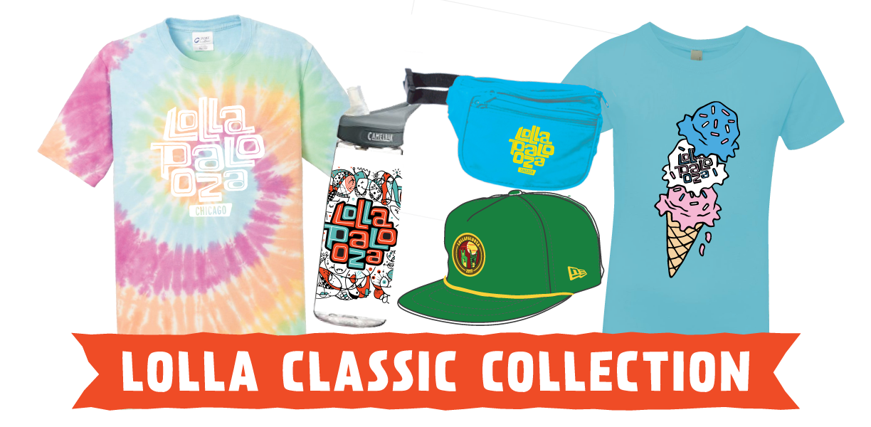 Lollapalooza releases 2017 merchandise – fresh pair of iis